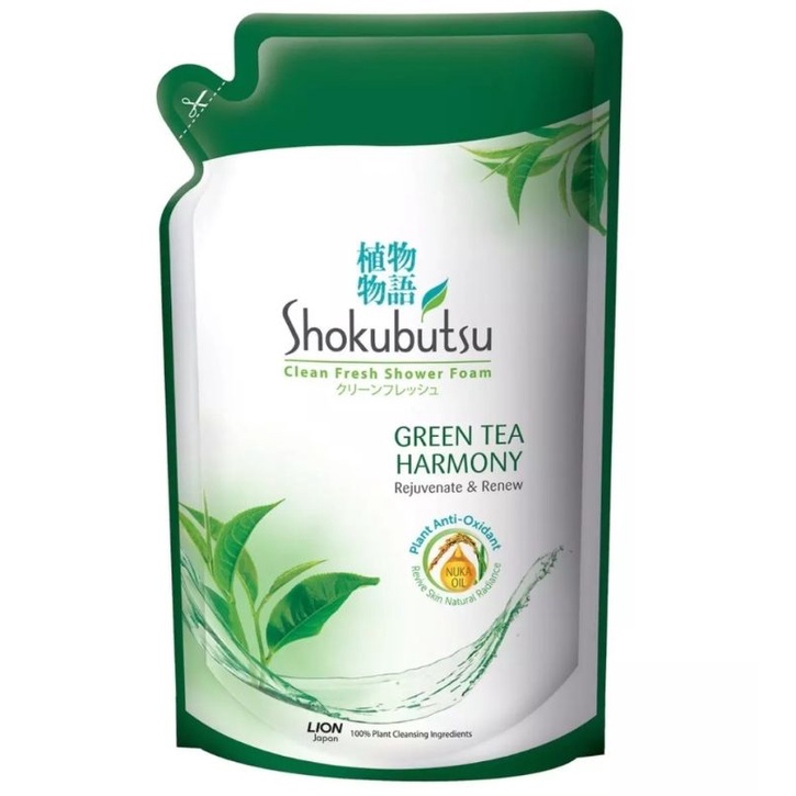Shokubutsu Clean Fresh Shower Foam 800g/500g | Shopee Malaysia