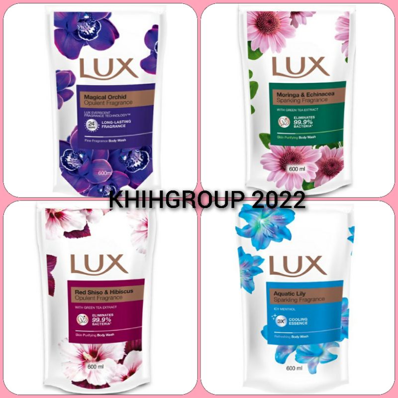 Lux Refill Pack Promosi Lux 500-600ml, Sabun Mandian Lux | Shopee Malaysia