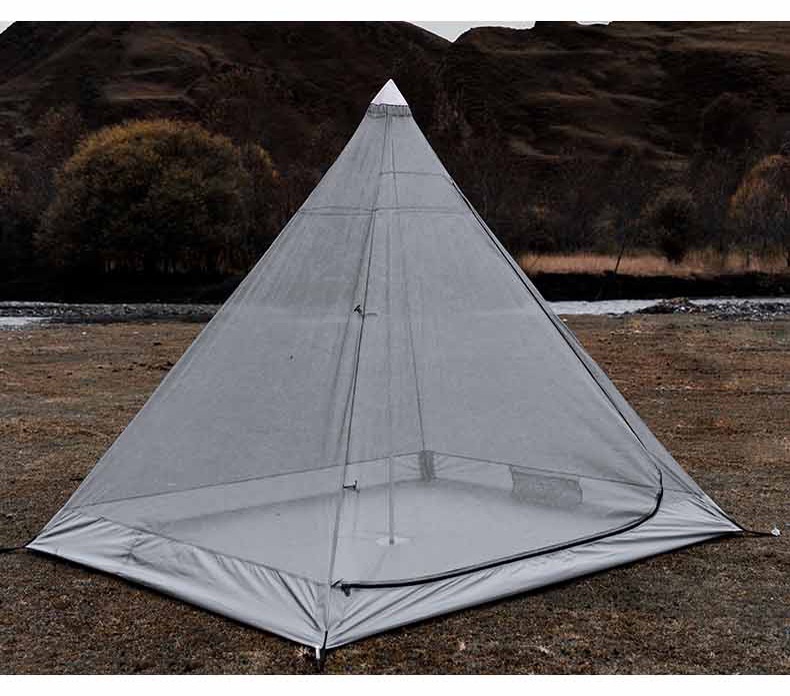 JDEX MOUNTAINHIKER Dark Tower Teepee Tent Pyramid Sky Tarp Screen Camping Tent | Shopee Malaysia