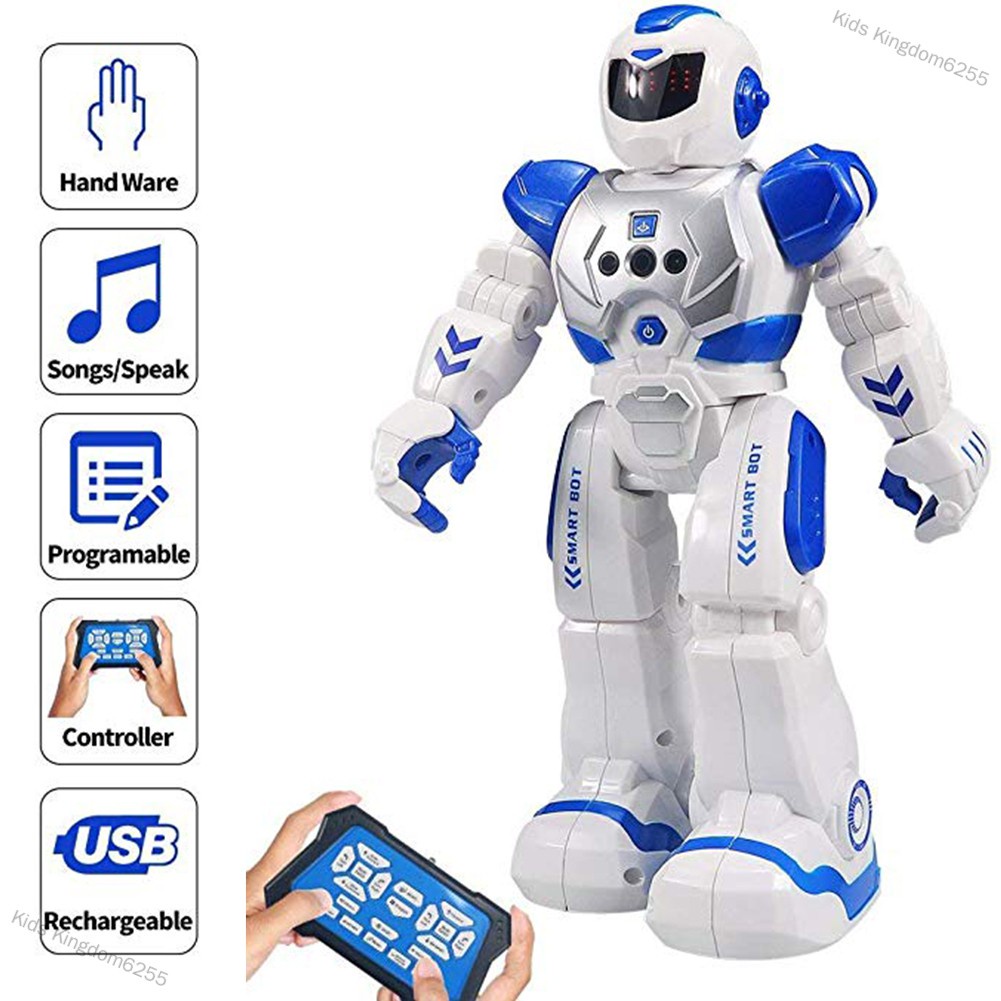 Kids Kingdom6255 Intelligent Remote Control Robot for Kids Programmable ...