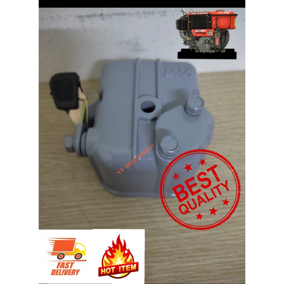 READY STOCK VIKYNO KUBOTA RV70/RK70 VALVE COVER SET (HIGHT QUALITY ...