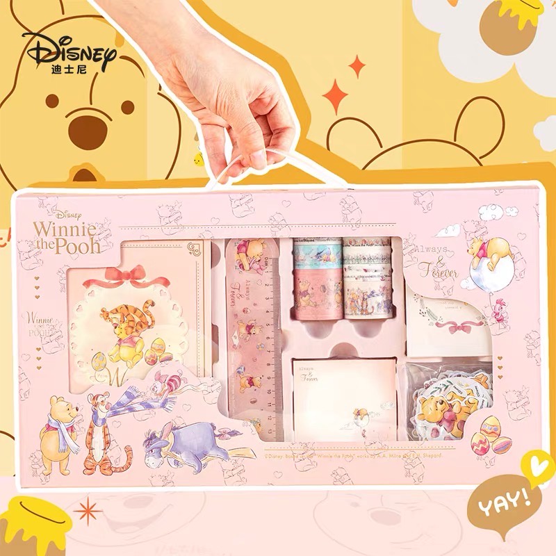 Winnie the Pooh series Diary Decoration Set Stationary Set (9 in 1 ...
