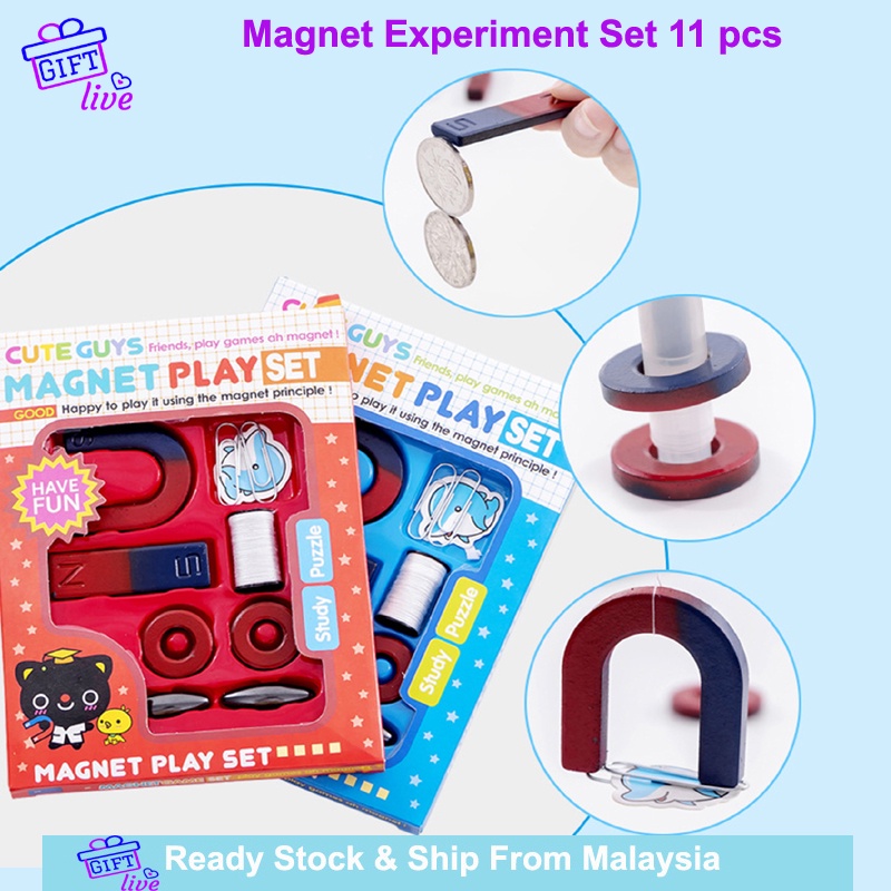 Magnet Experiment Kit Kids Magnet Play Set Early learning science ...