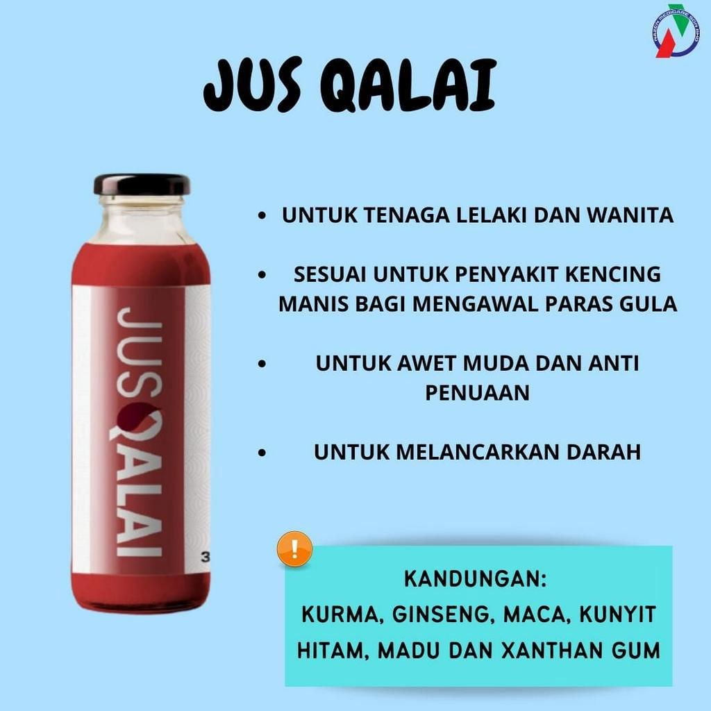 JUS MINUMAN TENAGA JUS QALAI | Shopee Malaysia