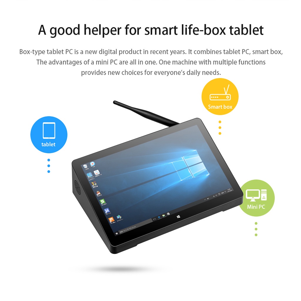 10.1 "Touch Screen Mini PC F6APL Intel N3450 Windows 10 4G 64G tablet ...