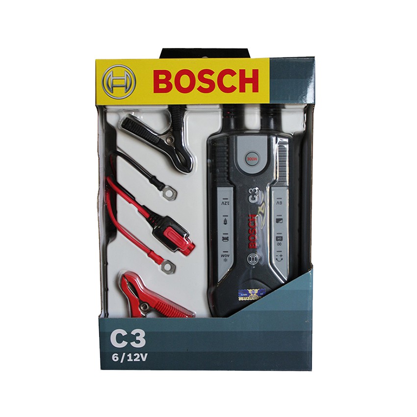 BOSCH C3 BATTERY CHARGER 6 / 12V 230V / 50HZ | Shopee Malaysia
