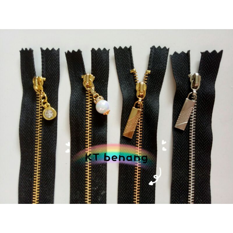 Zip Fancy/ Zip Jubah /Resleting Jubah/Zipper Metal /Zip Cantik(6-16 ...