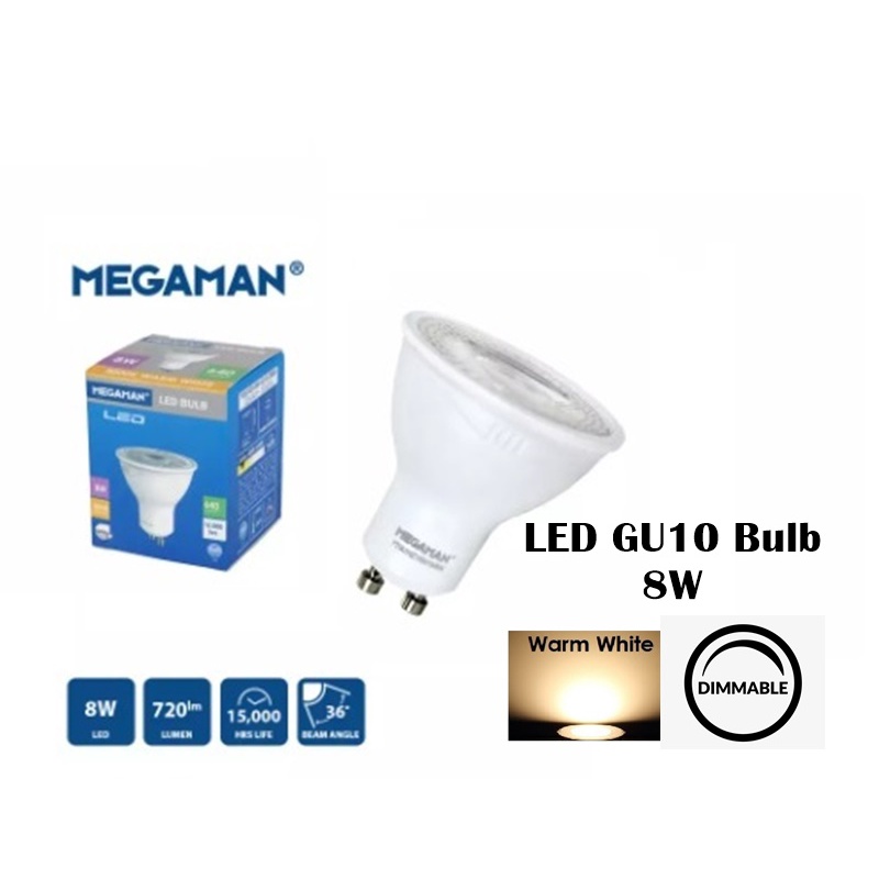 Megaman 1pc GU10 Dimmable Led Bulb Spotlight Bulb Megaman Bulb Effect ...