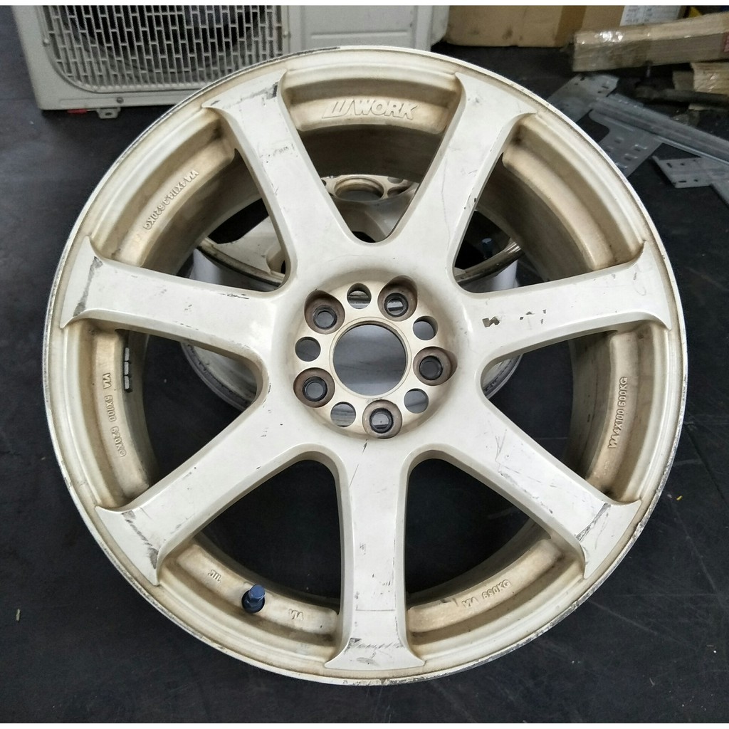 WORK EMOTION XT7 RIMS 7 SPOKE WHEELS 2PCS 17X8 ET47 (USED) | Shopee ...