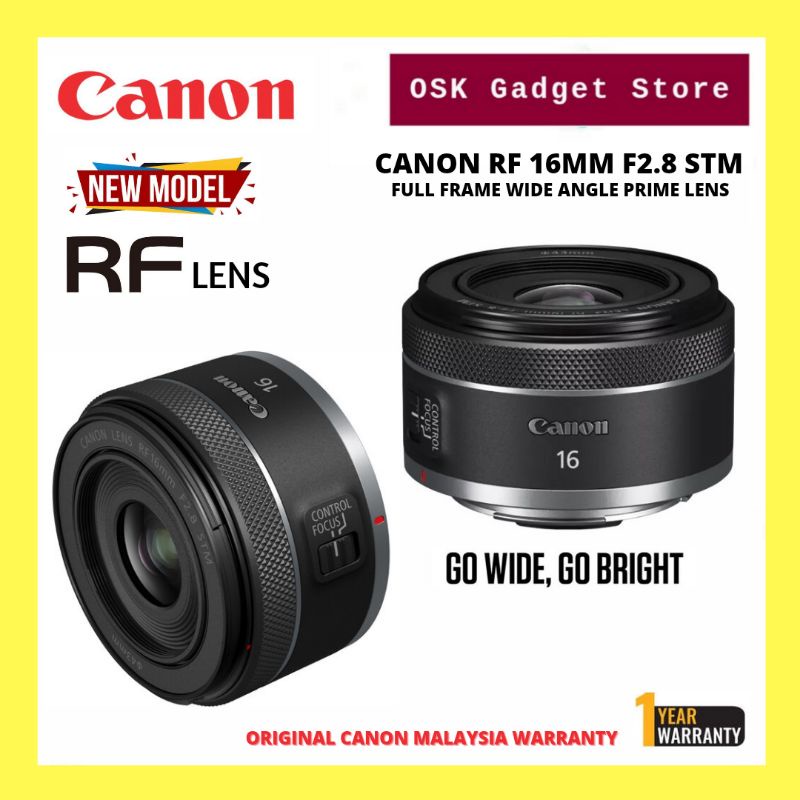 Canon RF 16mm F2.8 STM Full Frame Ultra-Wide Angle Prime Lens | RF ...