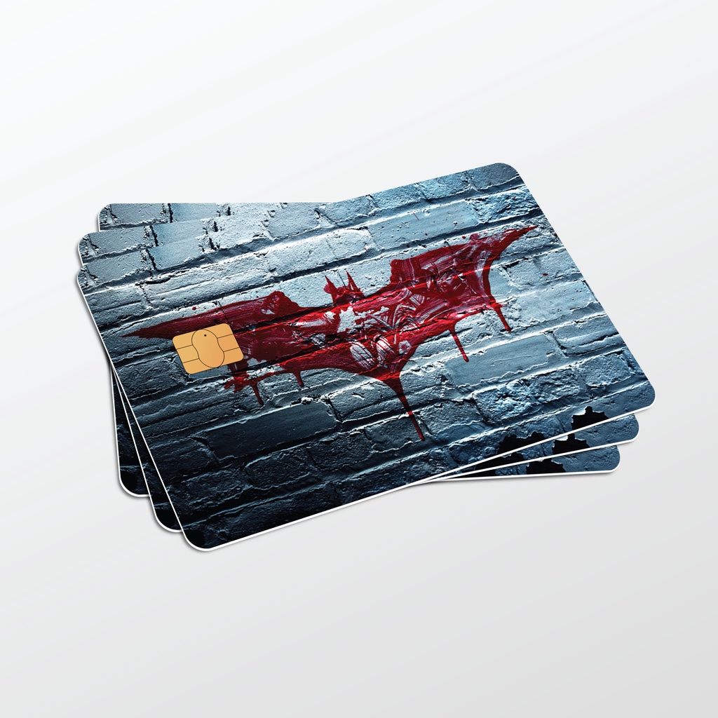 KapzLegacy Batman ATM Bank Sticker Card Cover Access Touch n Go Skin ...