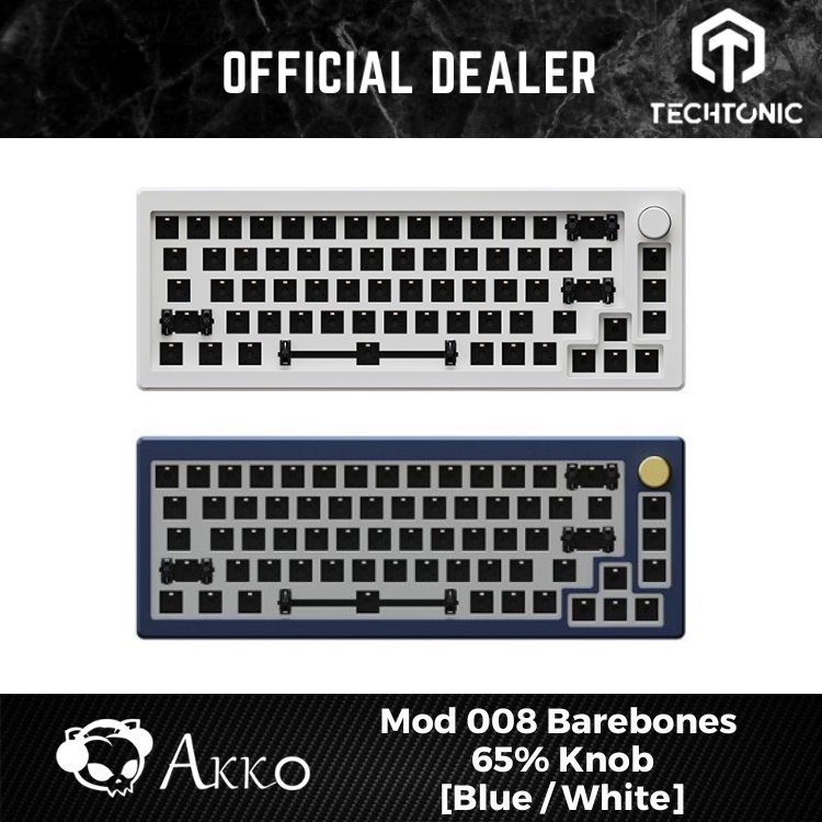 Akko MOD 008 Barebones Gasket Mount 65% Hot Swappable Keyboard | Shopee ...