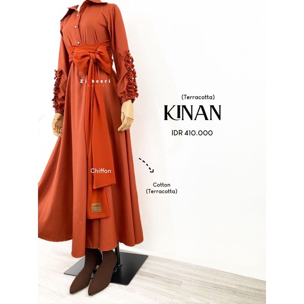 Kinan by ZiSheeri / Casual Dress / Branded Robe / Women's Robe / Holwa ...
