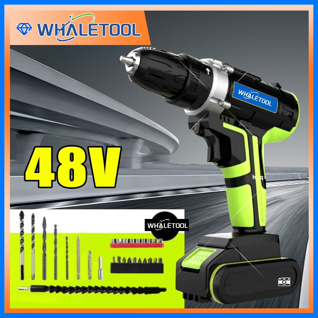 48V Cordless drill Multifunctional 28pcs Accessories ScrewDriver ...