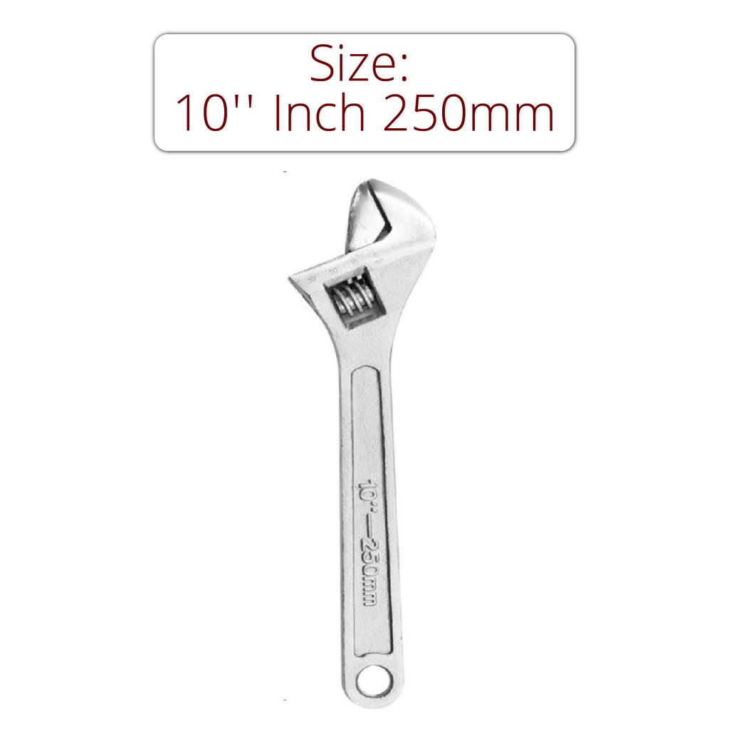 QuickFix 6~18'' Inch Adjustable Wrench 150~450mm Switch Spanar Spannar ...