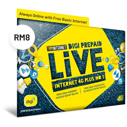Digi Live Sim Card Vip or Special Number RM15 only !!! | Shopee Malaysia