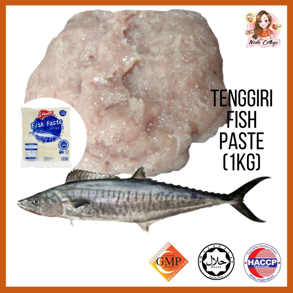 Spanish Mackerel Fish Paste/Tenggiri Fish Paste 1KG | Shopee Malaysia