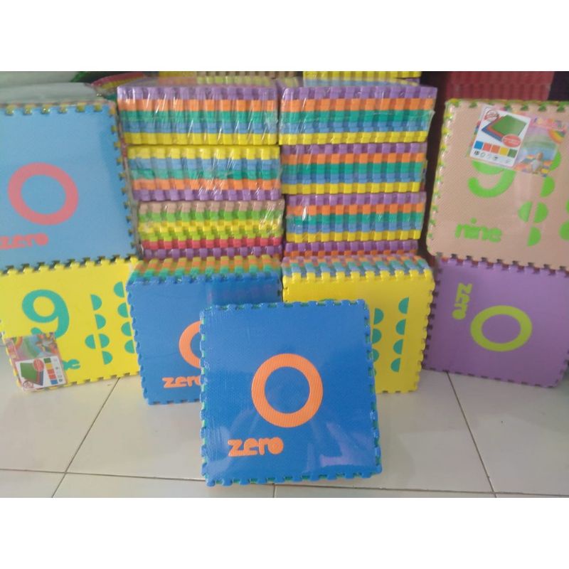Puzzle Eva Foam Mat Numbers Attractive Color - Playmat 30x30x1 cm ...