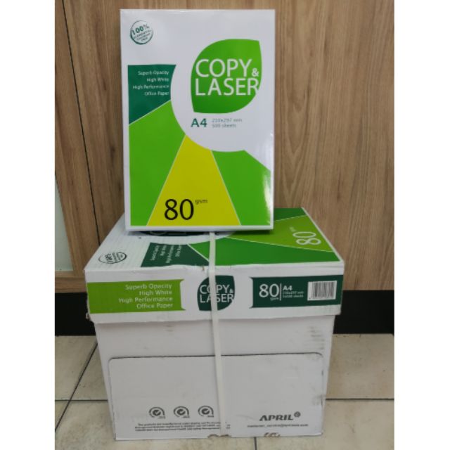 Copy Laser 80g A4 Paper 500s 1box 5Ream Ready Stock | Shopee Malaysia