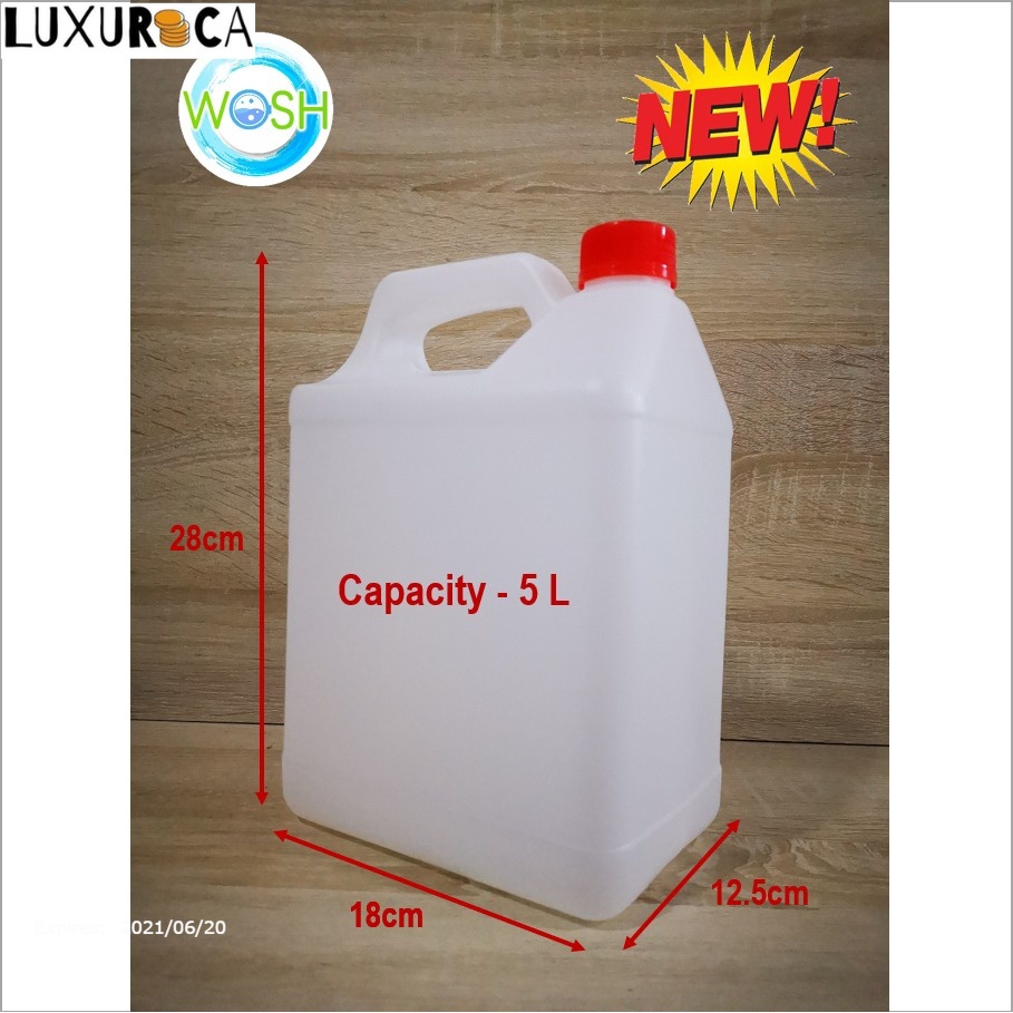 (NEW) 5L Chemical Drum / HDPE Bottle / Tong Air / Jerry Can / 桶 / Water Tong | Shopee Malaysia
