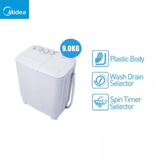 Midea Semi Auto Washing Machine Twin Tub Washer Mesin Basuh Manual ...