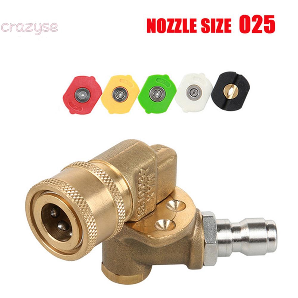 Nozzles Rotation Adjustable 4500psi 1/4" High pressure Washer ...