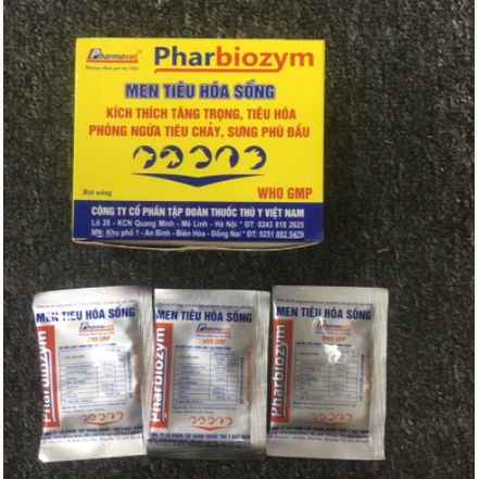 Pharbiozym live digestive enzyme box for dogs and cats, livestock and ...