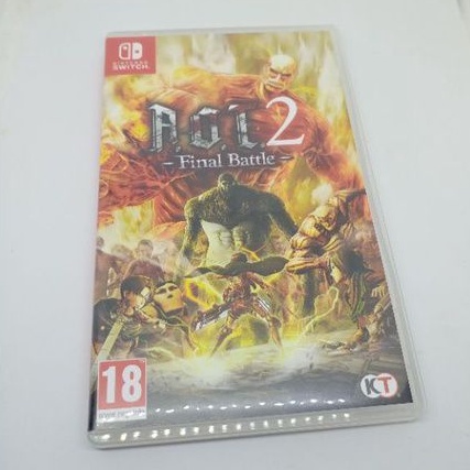 NINTENDO SWITCH GAME ATTACK ON TITAN 2 FINAL BATTLE AOT ENGLISH VERSION ...