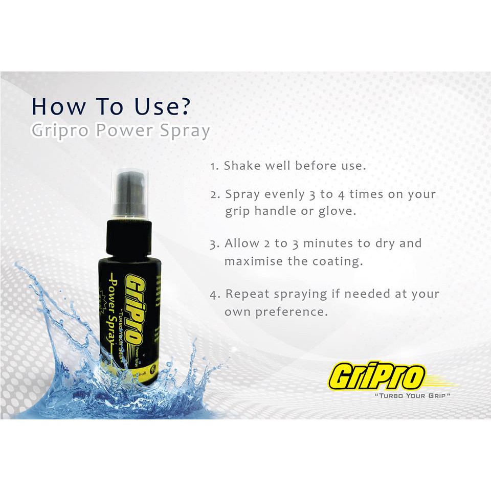 GRIPRO (Spray) Turbo Your Grip | Shopee Malaysia