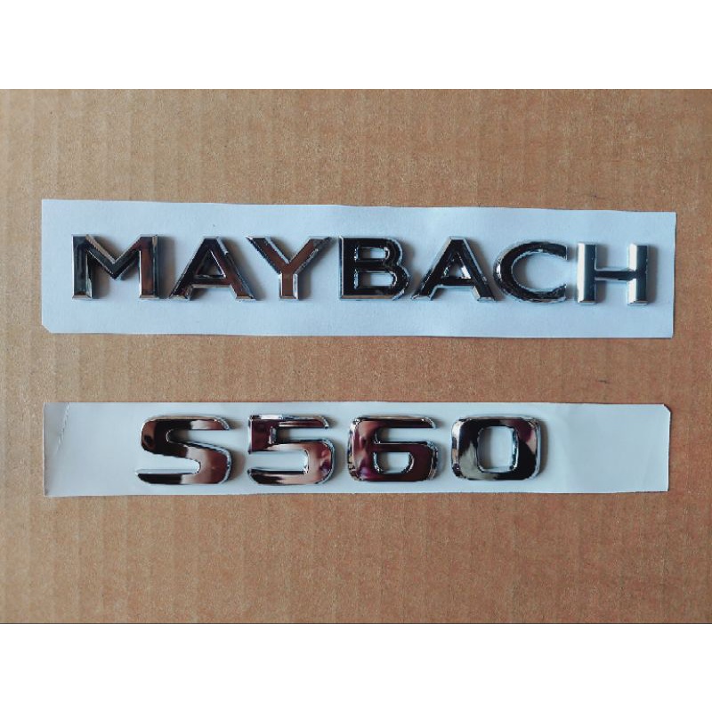 Mercedes Benz S Class Rear Bonnet Badge Logo Emblem MAYBACH S560 ...