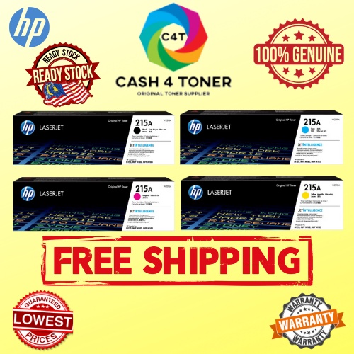 GENUINE HP 215A Original LaserJet Toner W2310A/W2311A/W2312A/W2313A ...