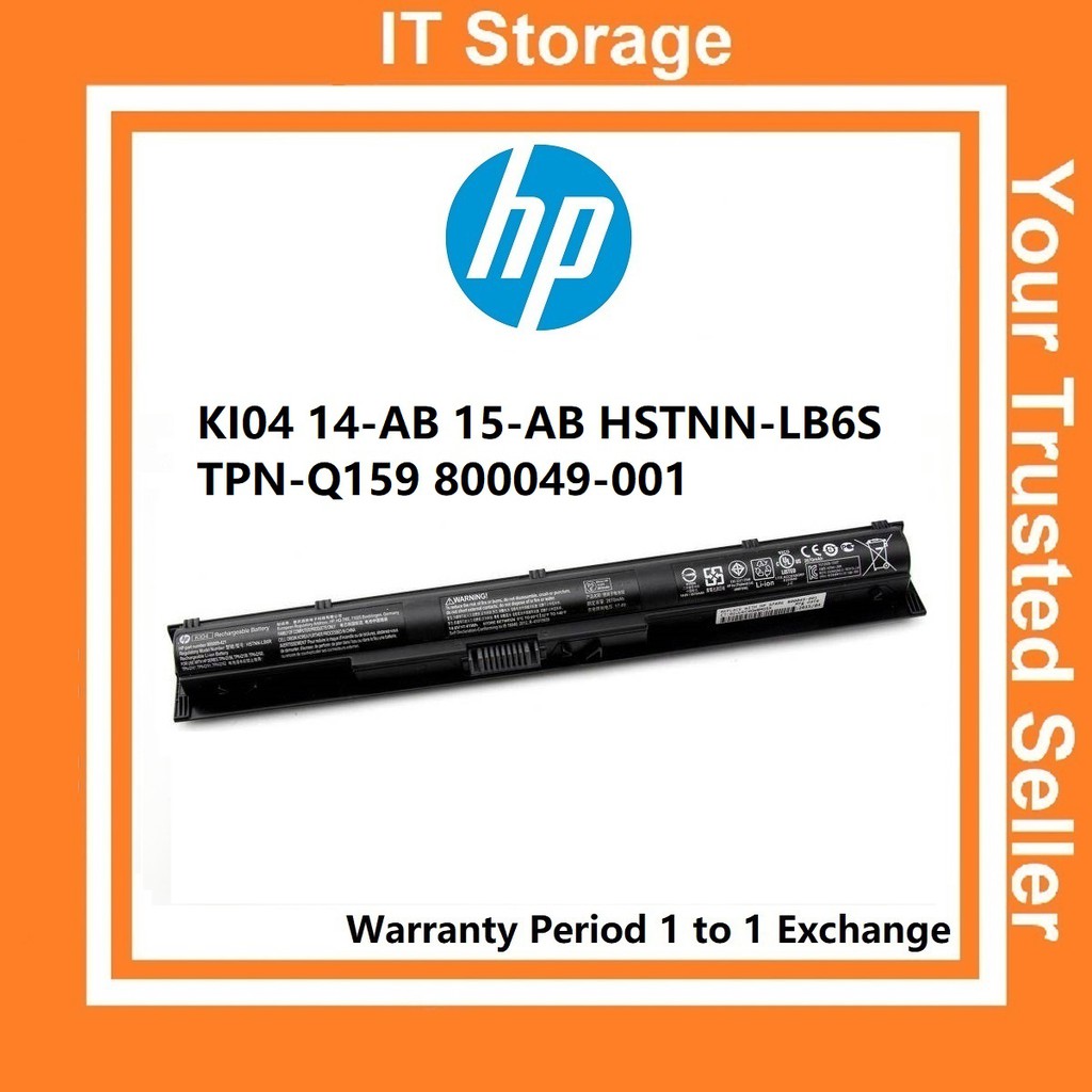 HP PAVILLION 14-AB 15-AB Series K104 KI04 HSTNN-LB6S HSTNN-DB6T Laptop ...