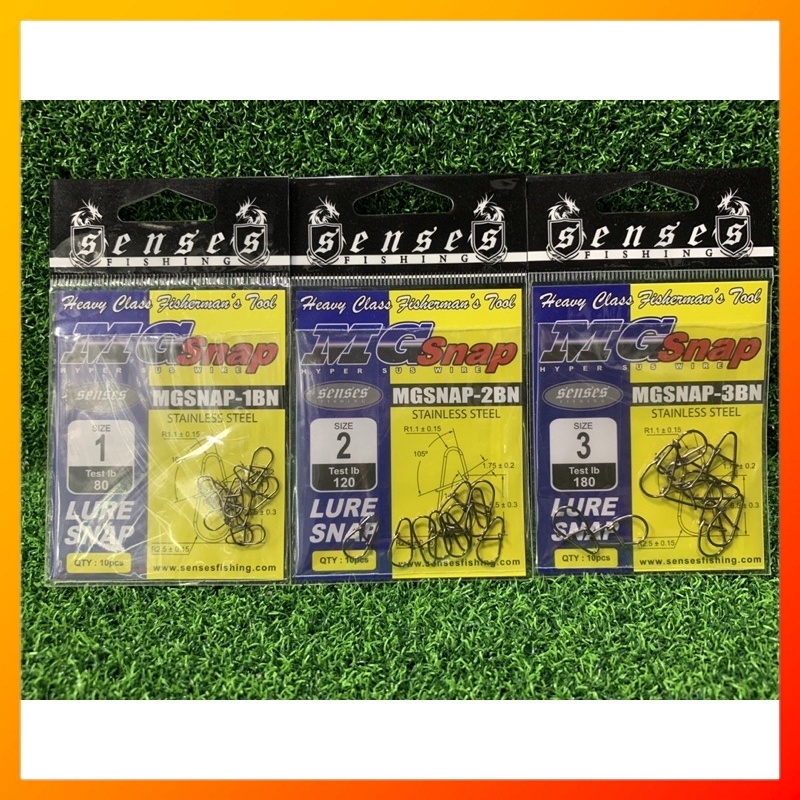 Senses MG Snap Stainless Steel Fishing Swivel (Ref: MGSNAP) | Shopee ...