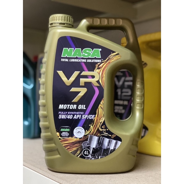 Engine oil NASA VR7 5w-40 fully synthetic | Shopee Malaysia