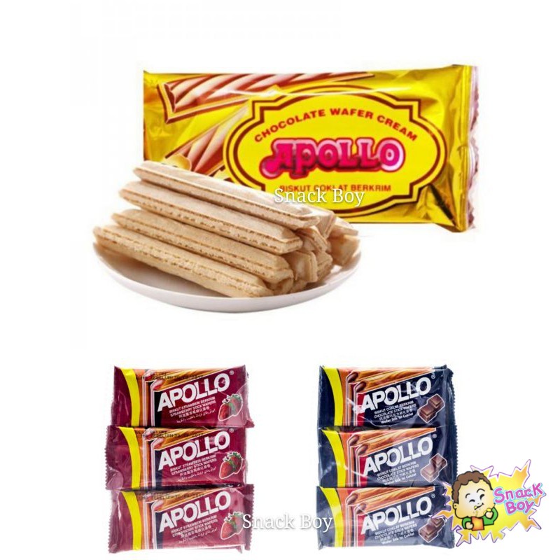 (ready stock) apollo wafer stick 10pcs | Shopee Malaysia