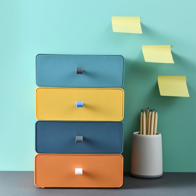 𝗡𝗢𝗡 𝗦𝗟𝗜𝗣 》 Stackable Storage Organizer Desktop Drawer Vanity Dorm ...