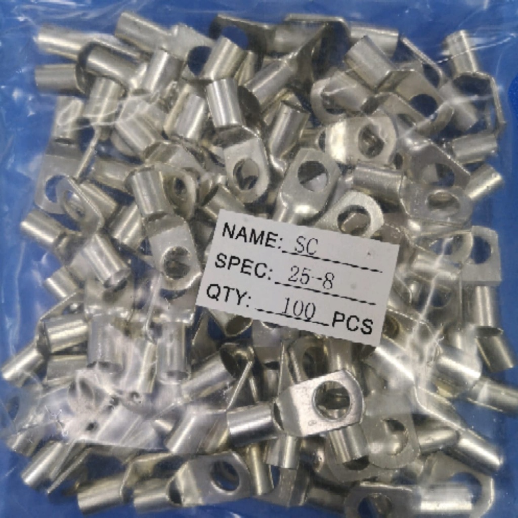 Cable Lug SC Tinned Copper Cable Lug Wire Connector SC10-6 SC10-8 SC16 ...