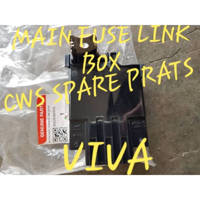 PERODUA VIVA MAIN FUSE FUSIBLE LINK BOX BLOCK ORIGINAL 82620-BZ010 ...