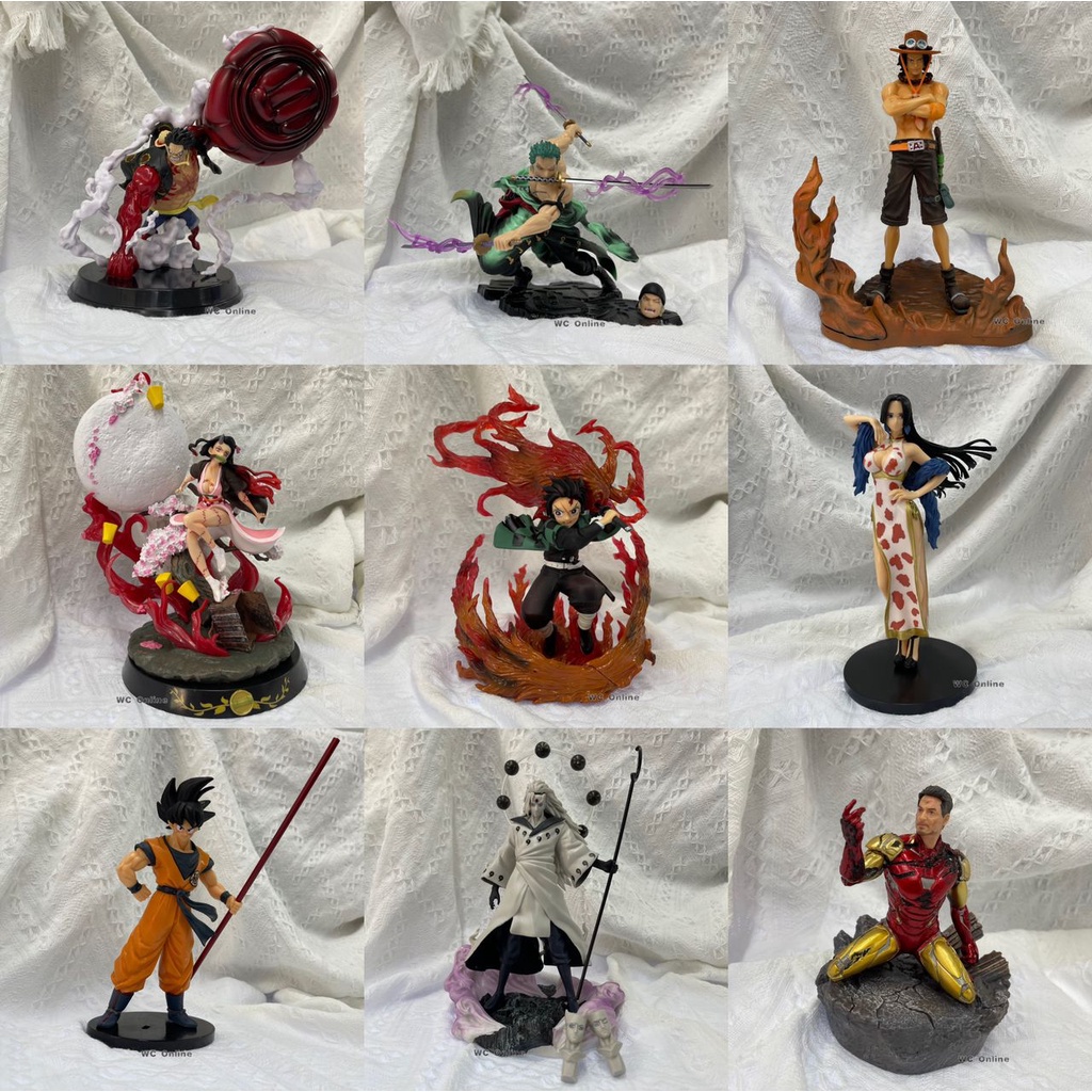 Ready Stock One Piece Luffy｜Naruto｜Avengers iron Man Spiderman｜Demon ...