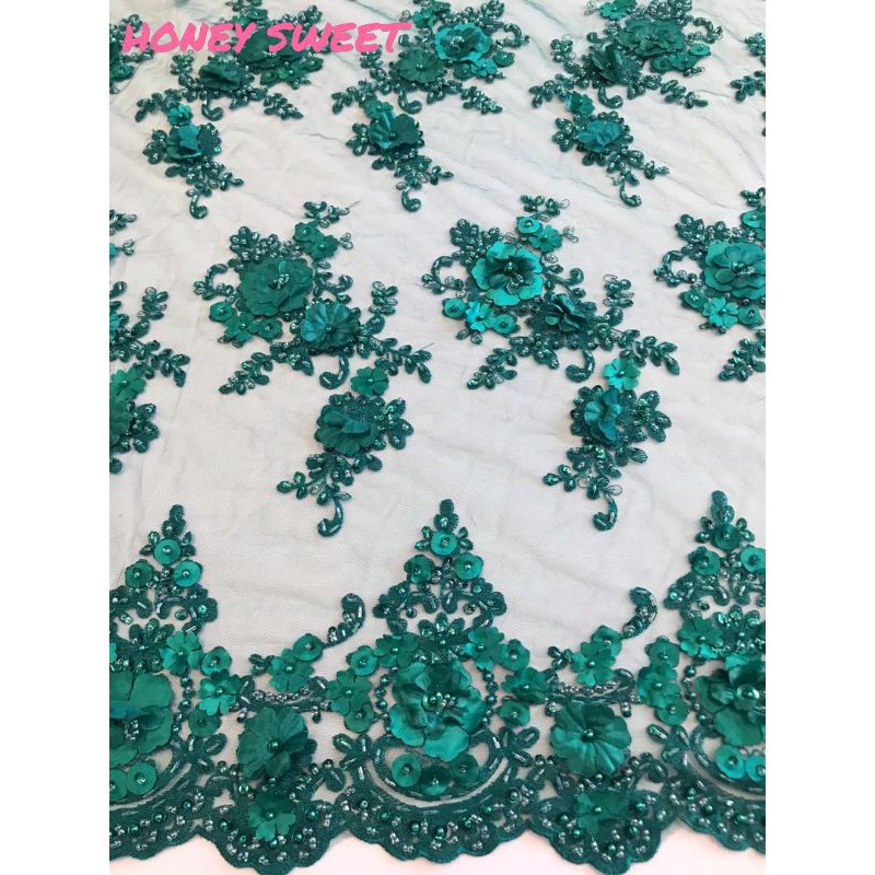 (READY STOCK) NEW DESIGN 2020 LACE FABRIC 3D /LACE BUNGA 3D | Shopee ...