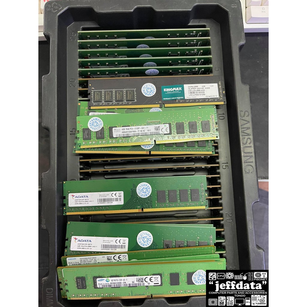 4GB DDR4 ram desktop assorted brand for ryzen a8 athlon (not 8gb ddr4 ...