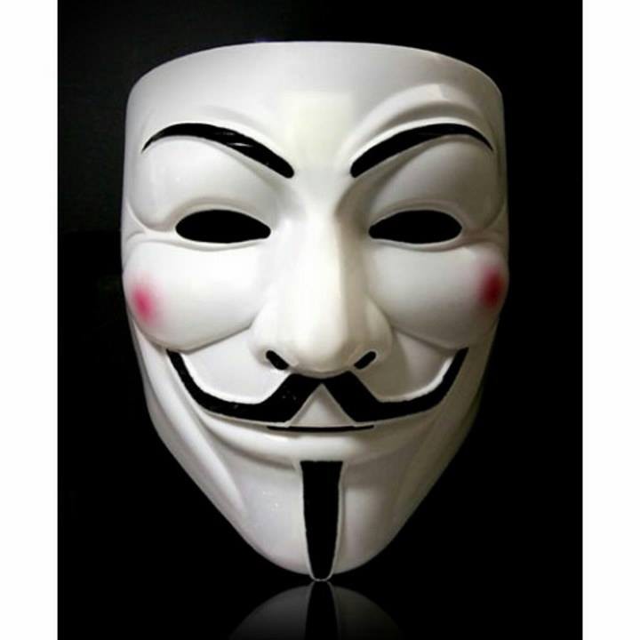 V for Vendetta mask topeng mask anonymous | Shopee Malaysia