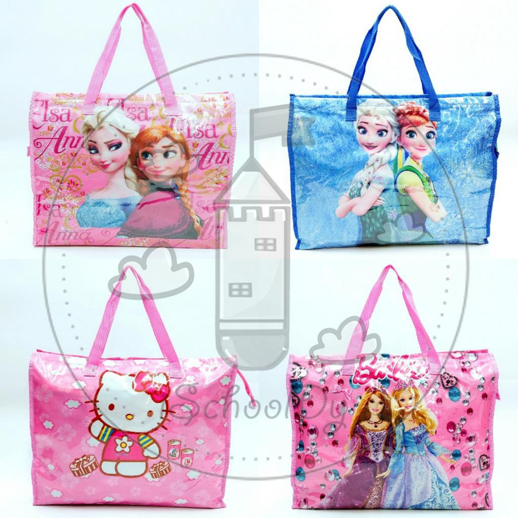 iSchoolDy Kids Princess Elsa Anna Kitty Barbie Drawing Bag Budak Beg ...