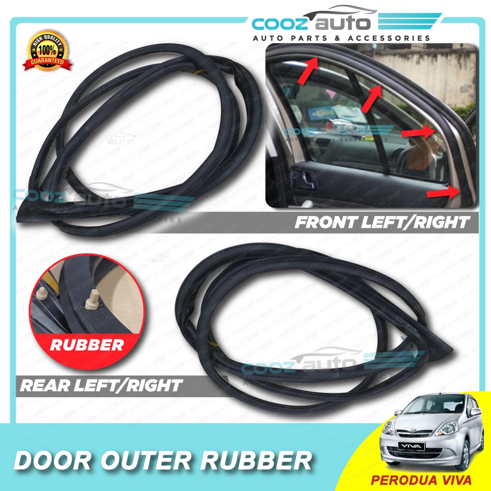 Perodua Viva Door Outer Rubber Door Rubber Weatherstrip Body Rubber ...
