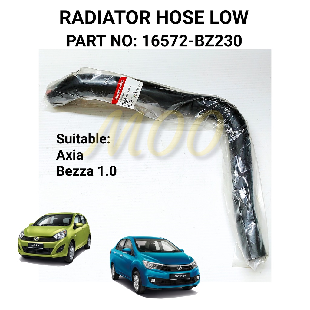 ORIGINAL PERODUA RADIATOR HOSE TOP / BOTTOM PERODUA AXIA, BEZZA 1.0 ...