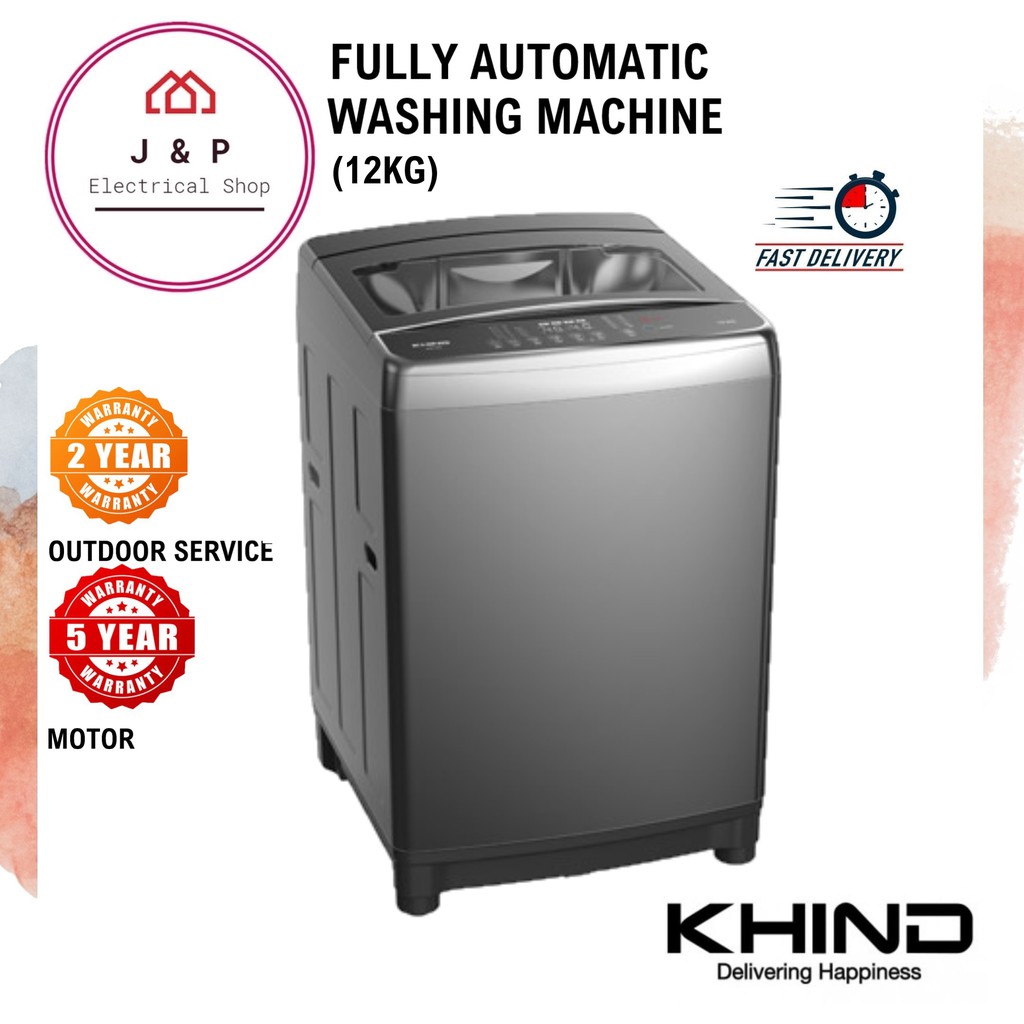 💥KHIND Fully Auto Washing Machine 12KG 全自动洗衣机 (WM120A 💥 [ READY STOCK ...