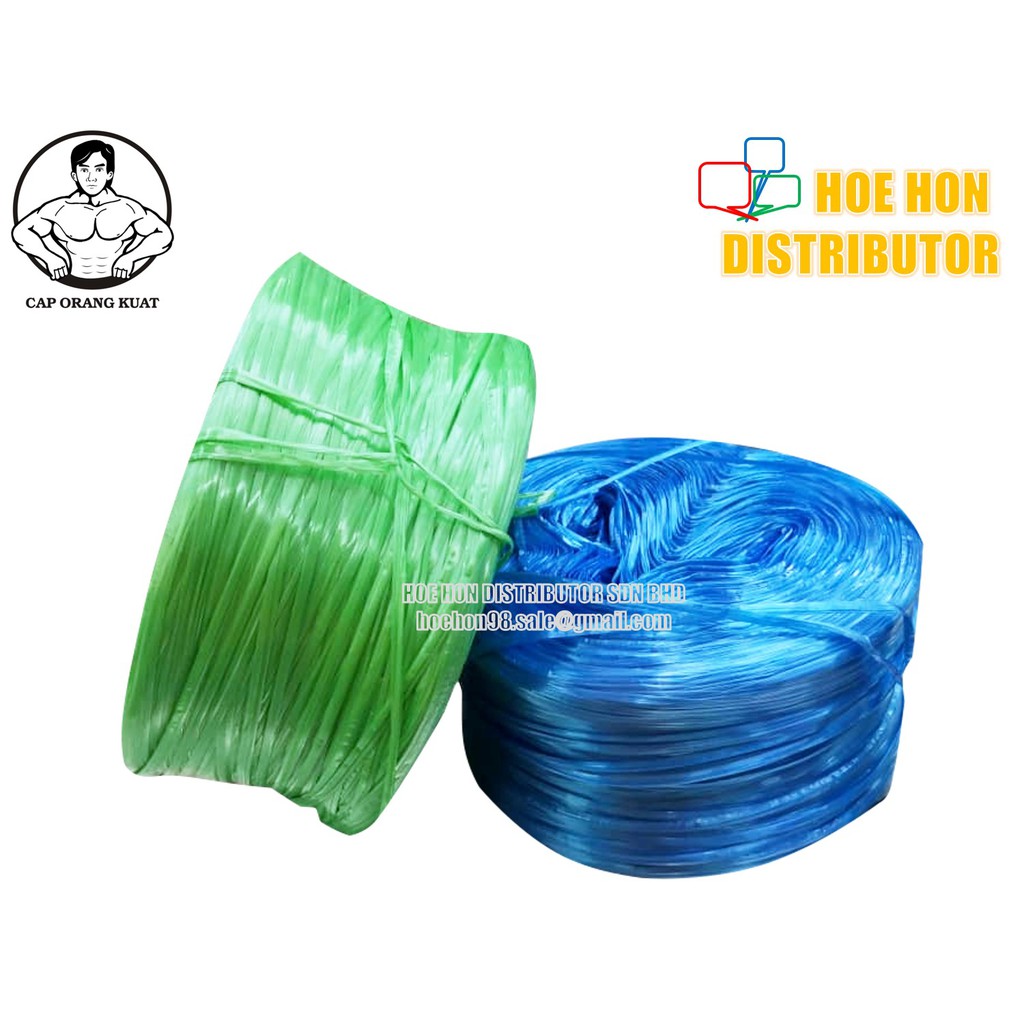 Cap Orang Kuat Tali Rafia / Nylon String 1kg / 1000g / Roll | Shopee ...