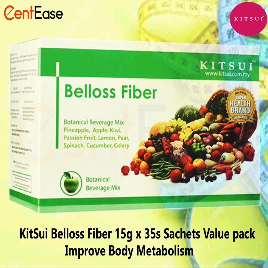 KitSui Belloss Fiber 15g x 35s Sachets (Exp: Dec 2025) - Belly Loss ...