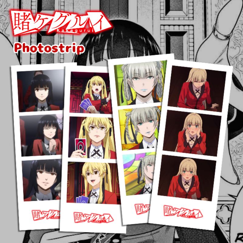 Photostrip Anime Kakegurui Photo yumeko jabami mary saotome kirai ...