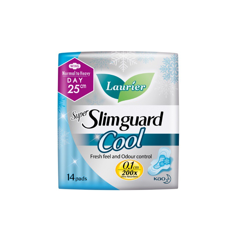 [Not For Sale] Laurier Super Slim Guard Cool Day (25cm x 14s) | Shopee ...